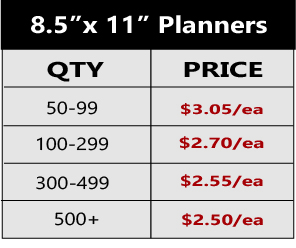 Student Planners - Entourage Yearbooks